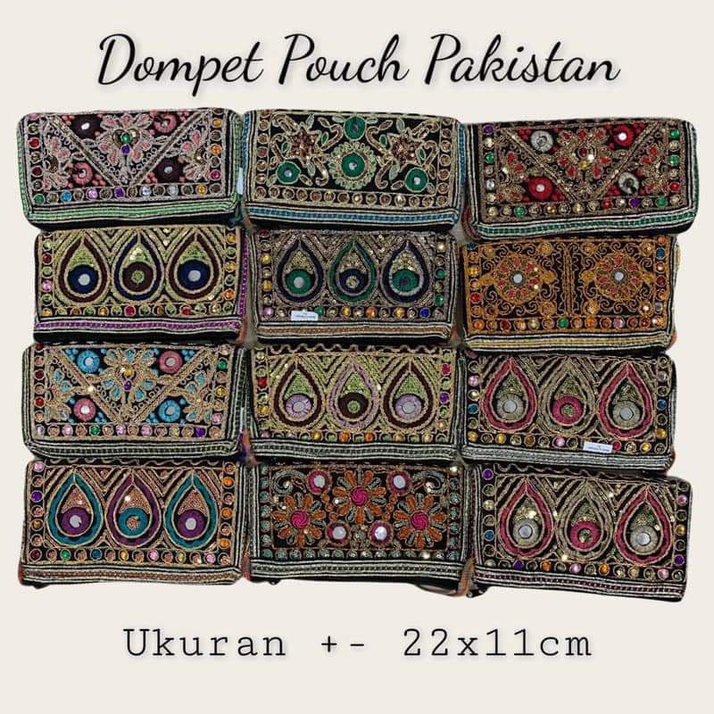 Pakistani Jasmine Pouch Wallet L 22x11cm Hajj and Umrah Souvenir ...
