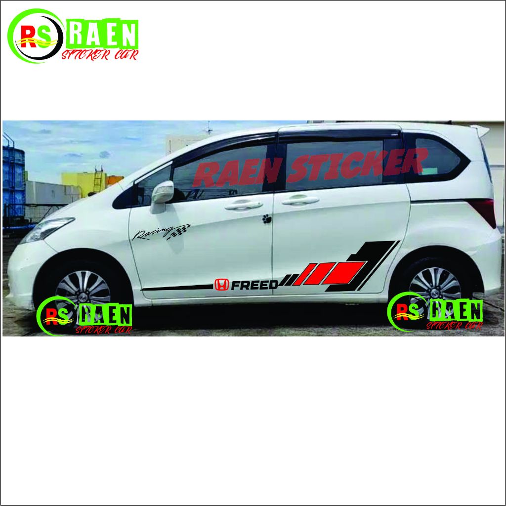 Honda CAR STICKER FREED SIDE BODY STICKER COOLEST SIDE BODY LIS STICKER ...