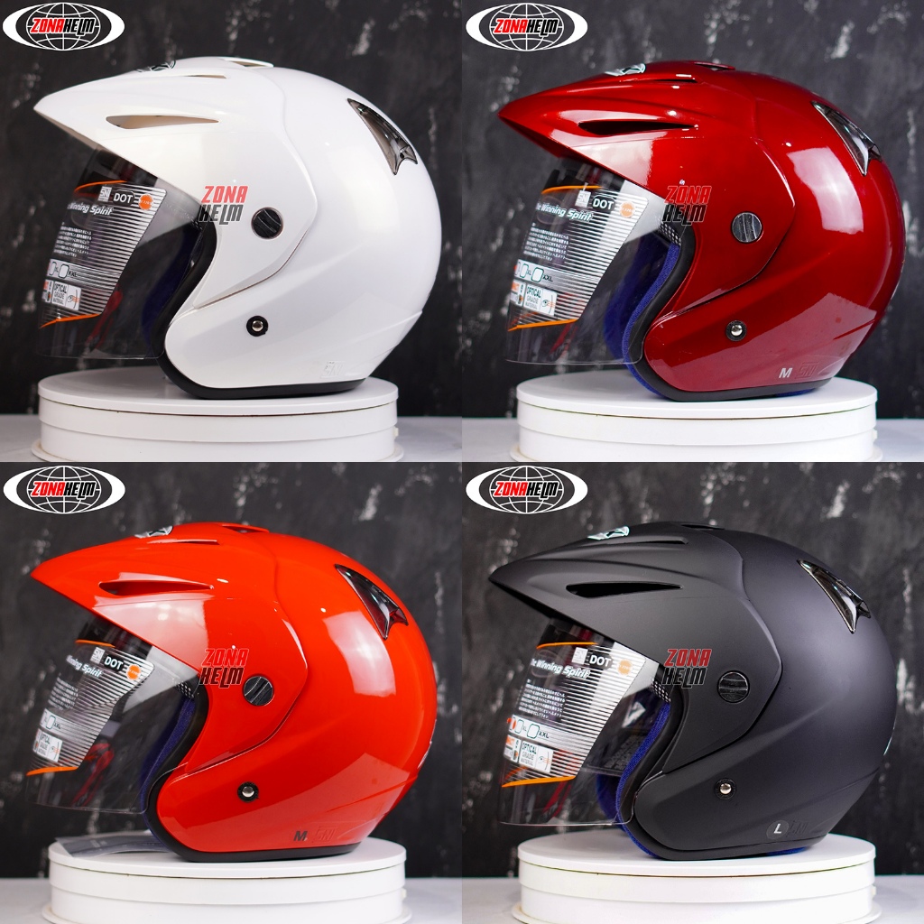Ink CX 22 HALF FACE ORIGINAL SNI DOT helmet | Shopee Malaysia