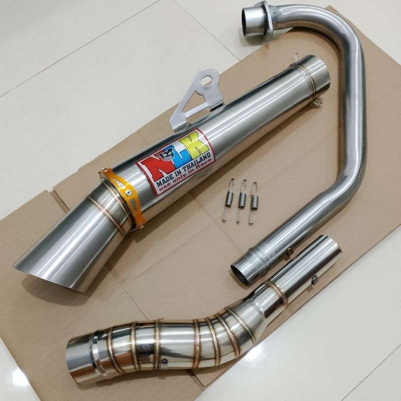 Continuous 1set big elbow open pipe NLK 51mm exhaust for tmx 125/155 ...