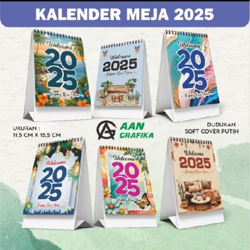 2025 CALENDAR WITH VARIOUS COLORFULL MOTIFS | Shopee Malaysia