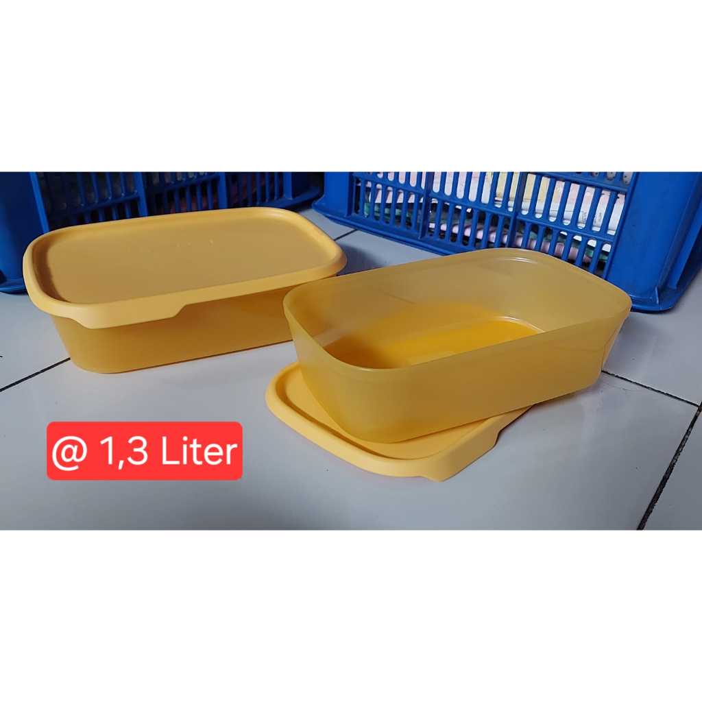 Tupperware One Touch Fresh Rectangular Multipurpose Box 1,3 Liter ...