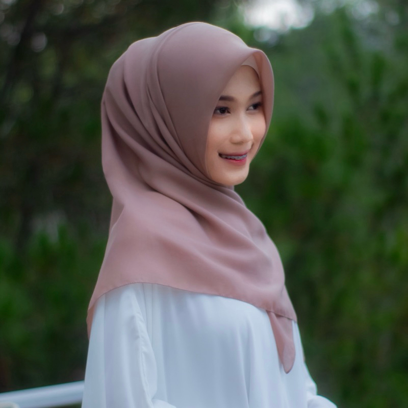 Zidny Square Rectangular Hijab by Roqah Store - Hijab Square Baby Voal Premium | Shopee Malaysia