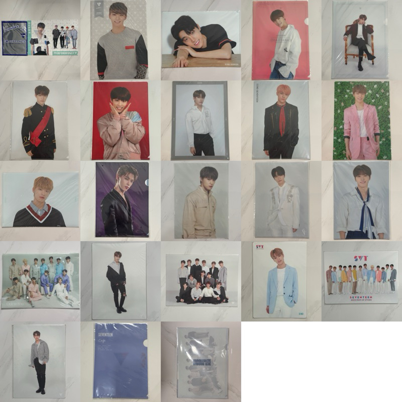 Seventeen SVT OFFICIAL MD DINO L-HOLDER CLEAR FILE SHITAJIKI WRITING ...