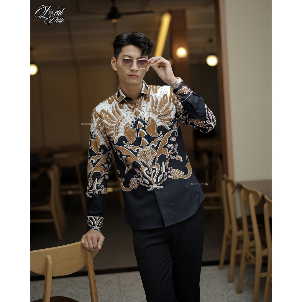 KEMEJA Mensbatik - Pharang Wismaya- Slimfit batik - men's batik - batik ...