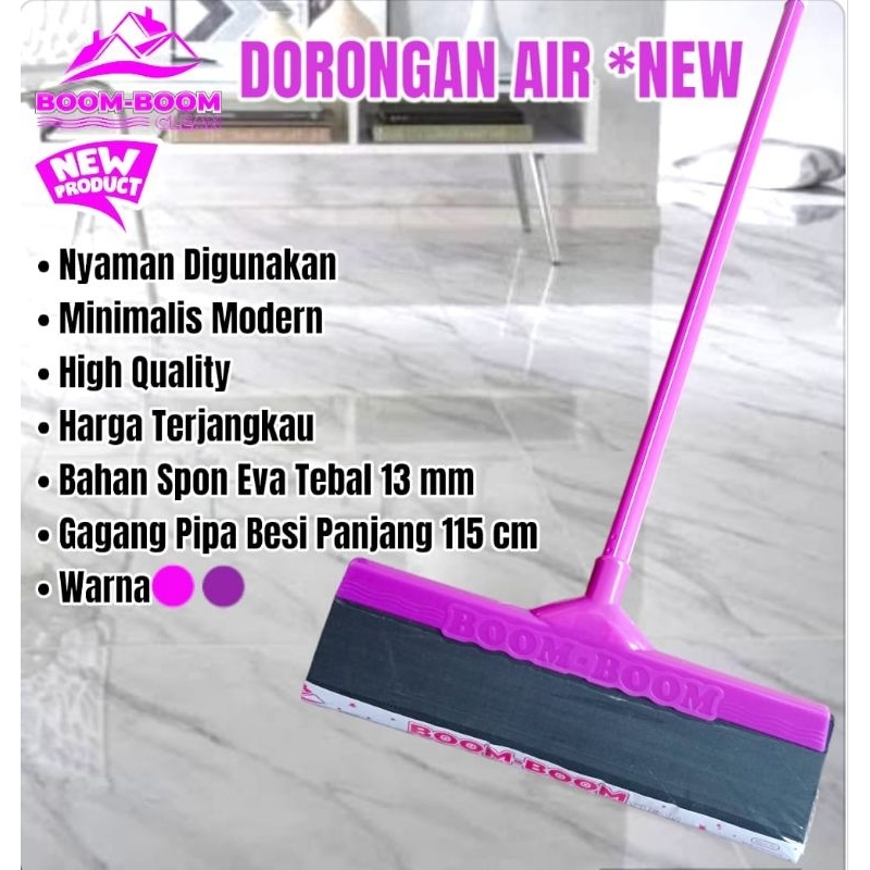Water Push Floor Wifer Rubber Water Tray + Multi-Purpose Floor Cleaning ...