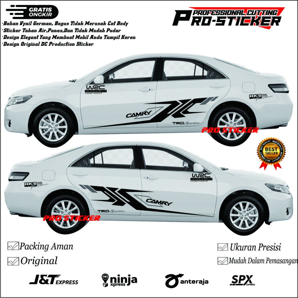 Sedan car sticker camry sticker cutting | Shopee Malaysia