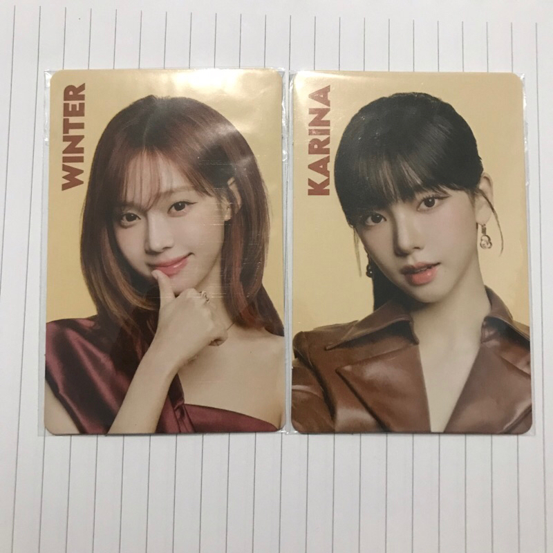 Official PHOTOCARD PC AESPA NAPANI RICHOCO WINTER KARINA | Shopee Malaysia