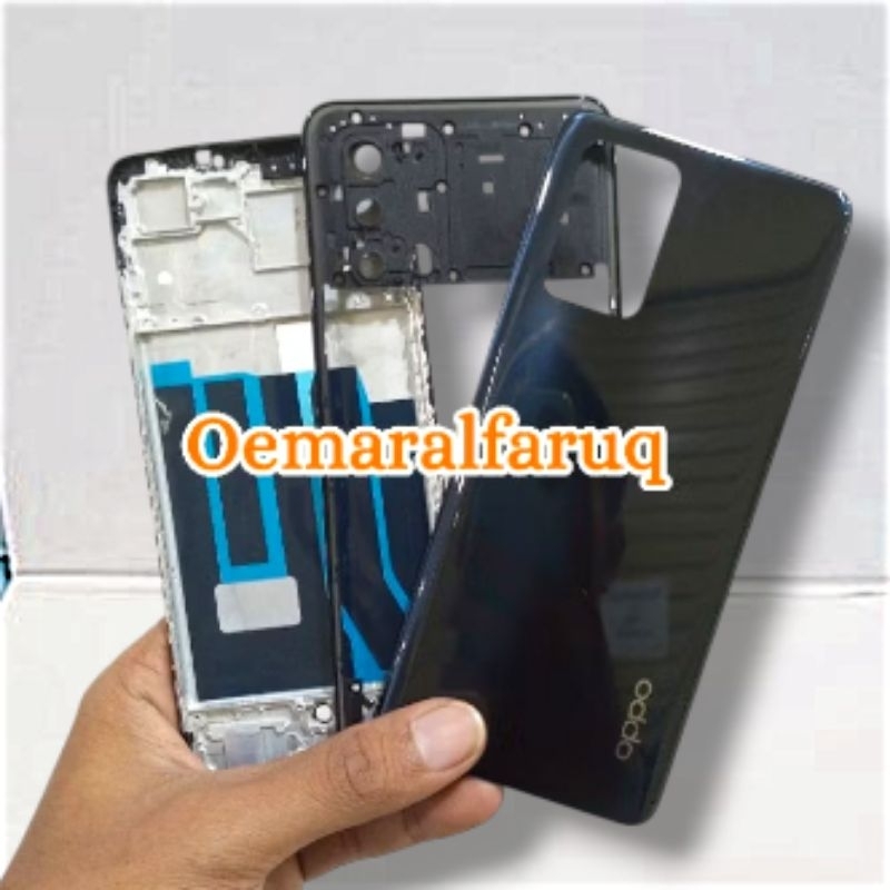 Casing Housing Casing full set Oppo A95 4G frame + Bezel + Backdoor ...