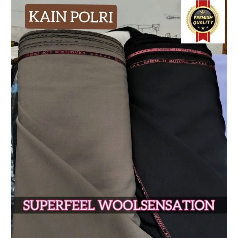 Premium Superfeel police uniform fabric | Shopee Malaysia