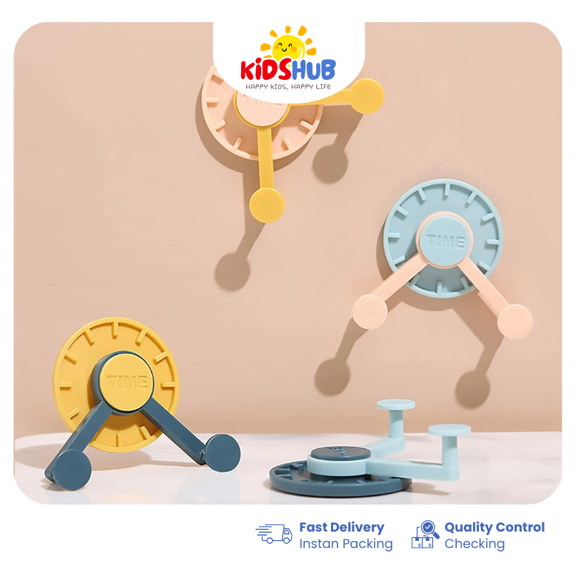 GANTUNGAN Wall Mounted Hanger 2 Hooks Clock Model Attached Hook Kitchen ...