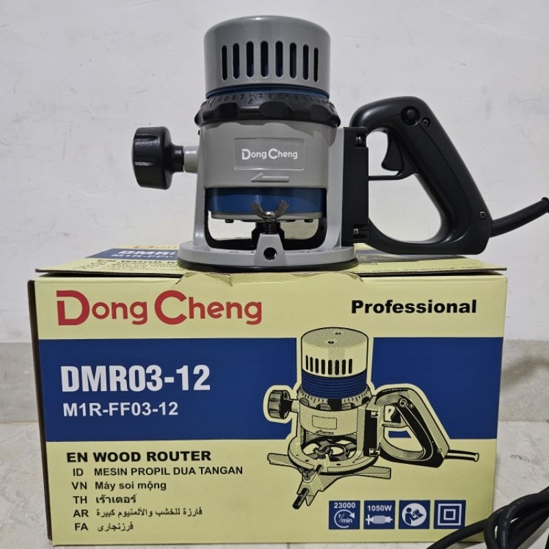 KAYU MESIN Dongcheng DMR03-12 Router Putra Core Wood Profile Machine ...