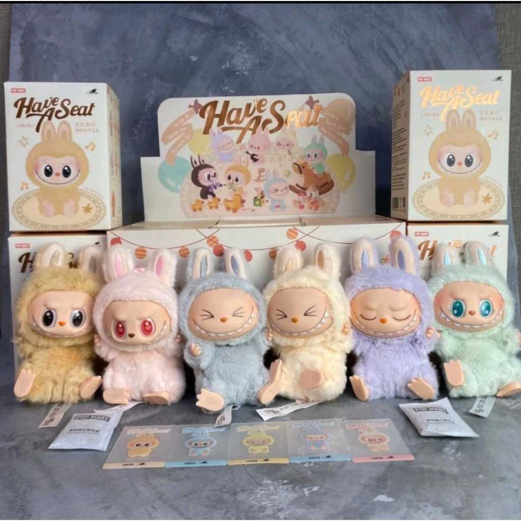 Labubu V2 Doll / Have A Seat Labubu / The Monster Labubu | Shopee Malaysia