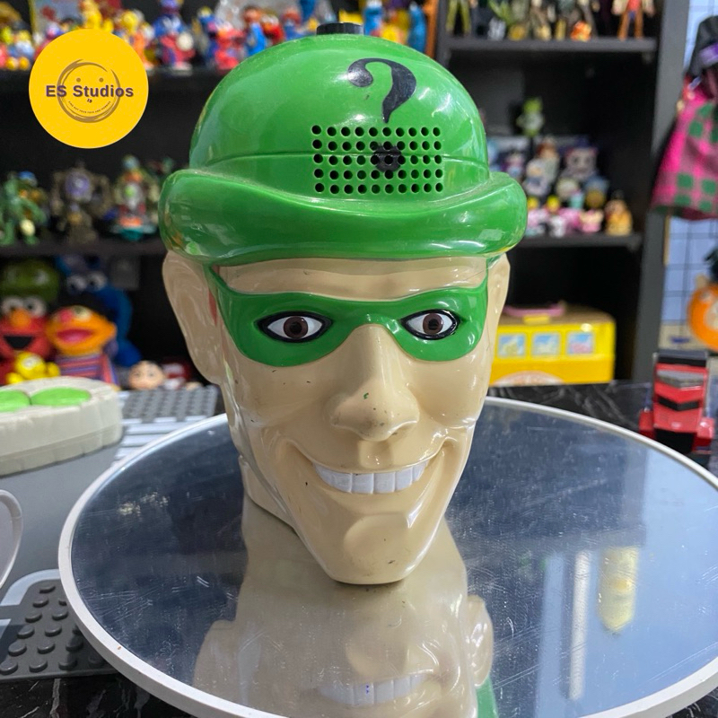 1995 The Riddler Talking Head Junk Micro Games of America Batman ...