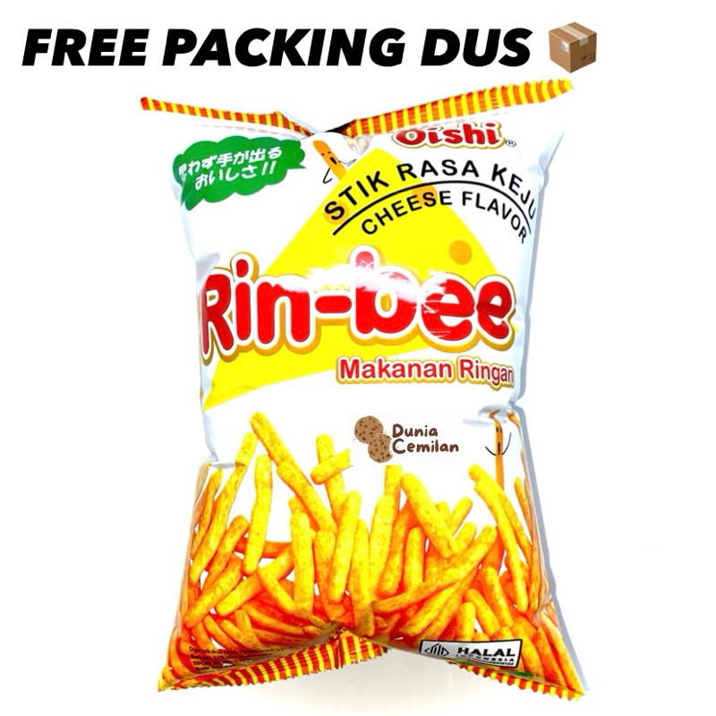 Oishi Rin-Bee Stick 60gr- Delicious Cheese Flavor Stick Snacks | Shopee ...