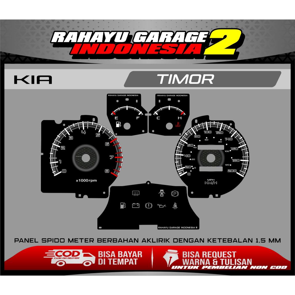 Kia TIMOR CUSTOM SPEEDOMETER BOARD | Shopee Malaysia