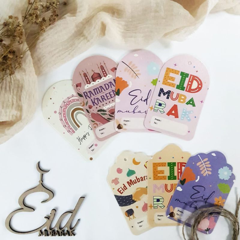 [ Unipaper ] Eid al-Fitr Hang tag / Clothes Hang tag / Eid Mubarak Hang tag | Shopee Malaysia