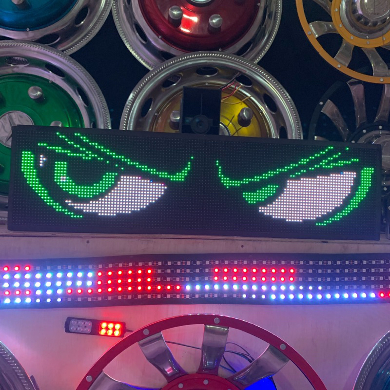 MATA Animated Eye and Running Text Lights / Animated Eye Panel Led ...