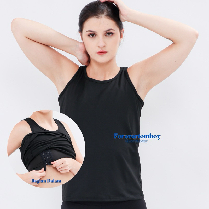 Original Premium 2in1 Long Singlet Breast Binder | Shopee Malaysia