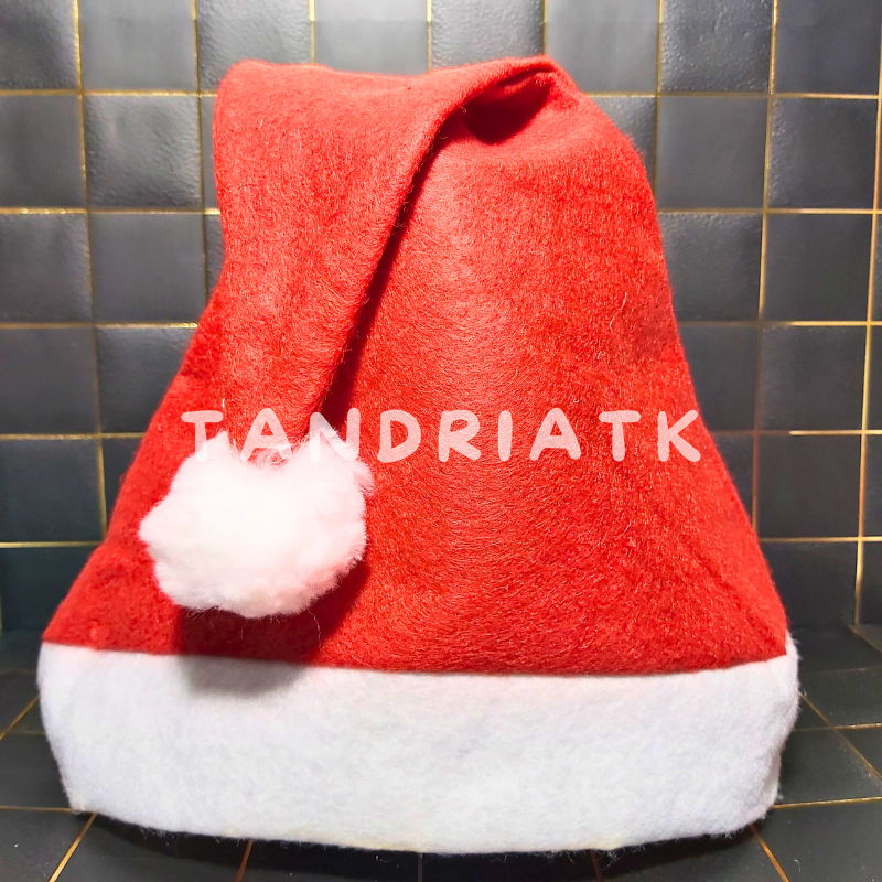 Plain Flannel Christmas Hats All Sizes Large Size Santa Hats (Diameter ...
