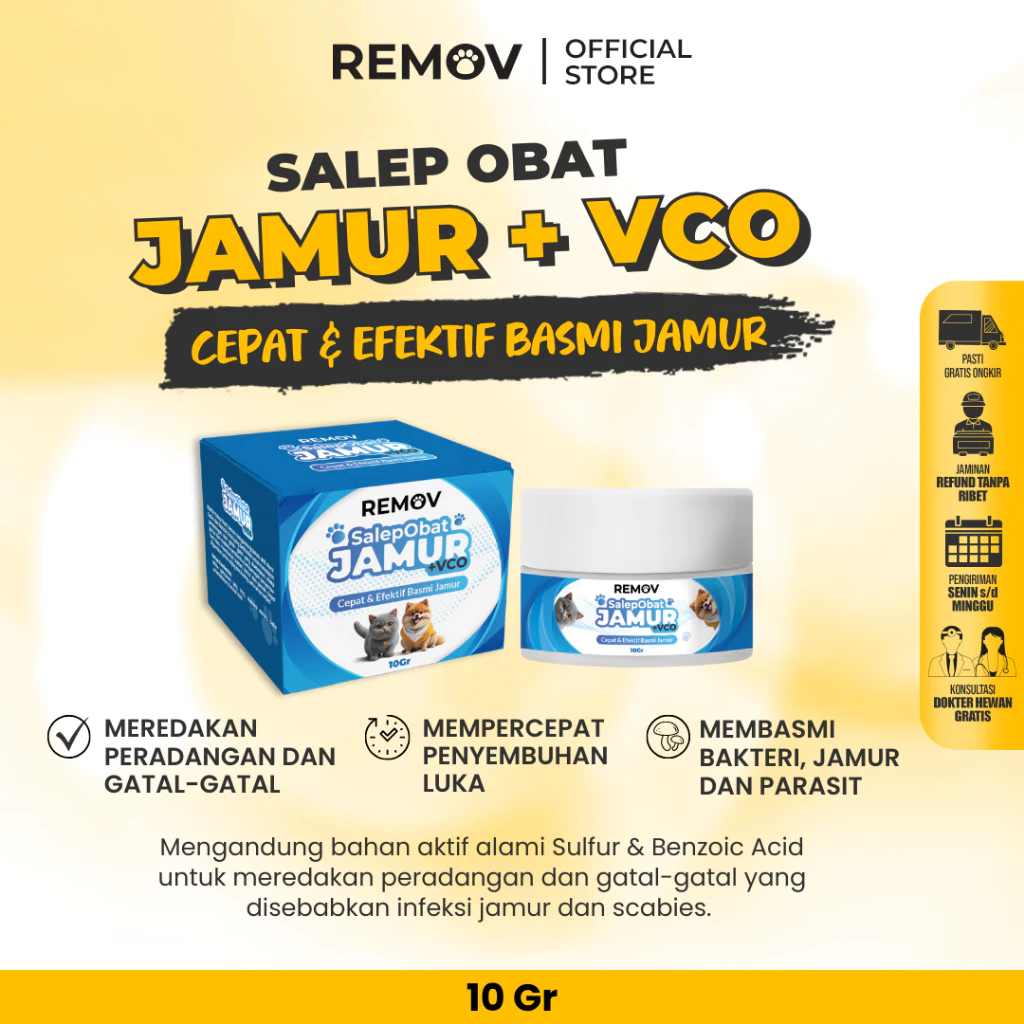 Remov Fungal Ointment+VCO Effectively Treats Fungus Itching Wounds ...