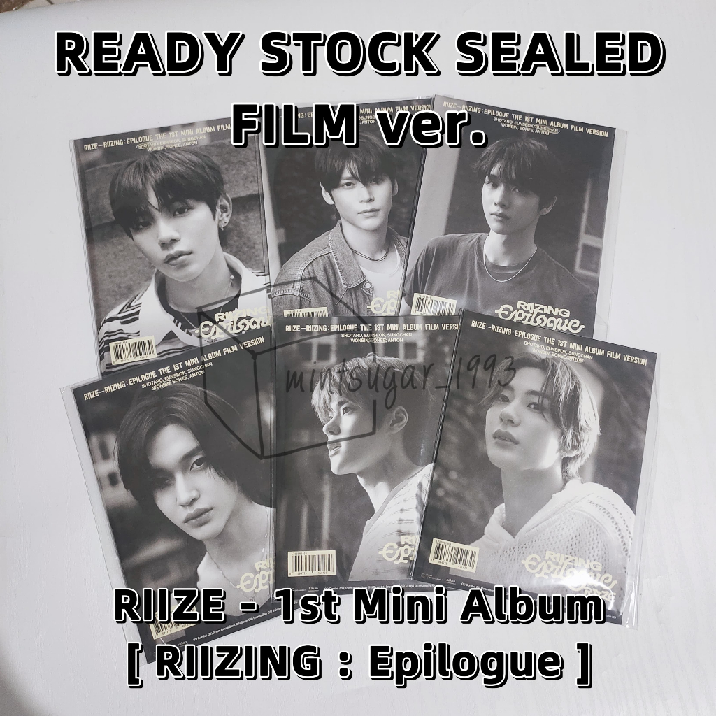 RIIZE - 1st Mini Album [ RIIZING : Epilogue ] ( FILM Ver. ) ( Shotaro Eunseok Sungchan Wonbin ...