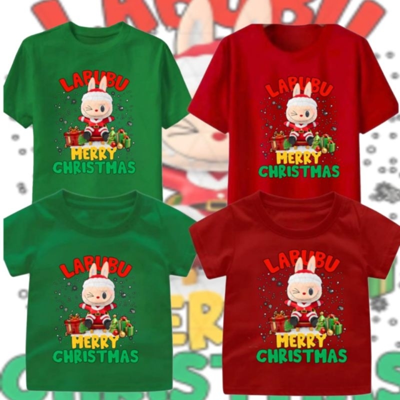 Labubu natal t-shirt.01Merry Christmas for children and adults/2024 ...