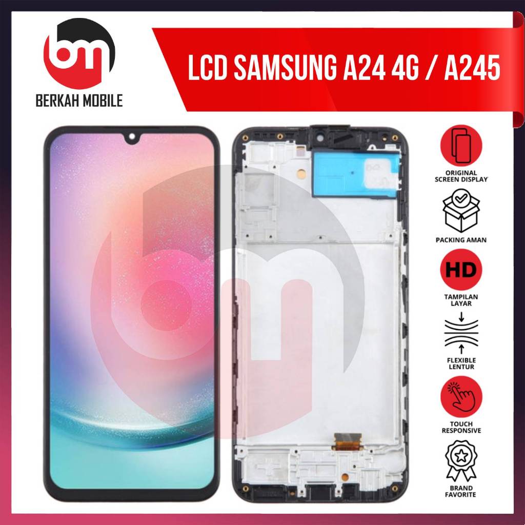 Original SAMSUNG A24 4G / A245 LCD WITH GUARANTEE FREE PACKING DUS & GLUE | Shopee Malaysia