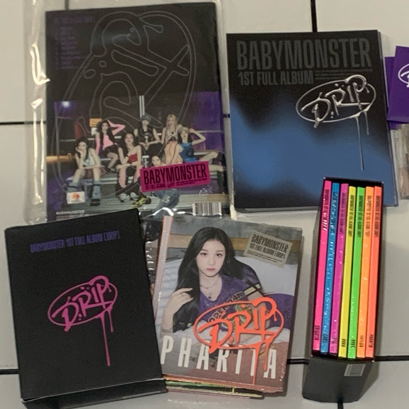 [READY Sealed NO POB] BABYMONSTER DRIP SEALED Album (ZIPLOCK version ...