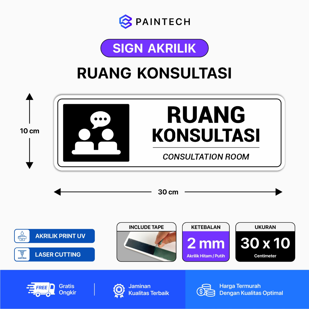 Signage Signage Signage Signage Consultation Room Acrylic Sign Size 30 ...