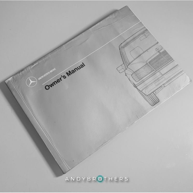 Owners Manual Book Mercedes Benz Mercy E-Class w124 1990-94 ORIGINAL ...