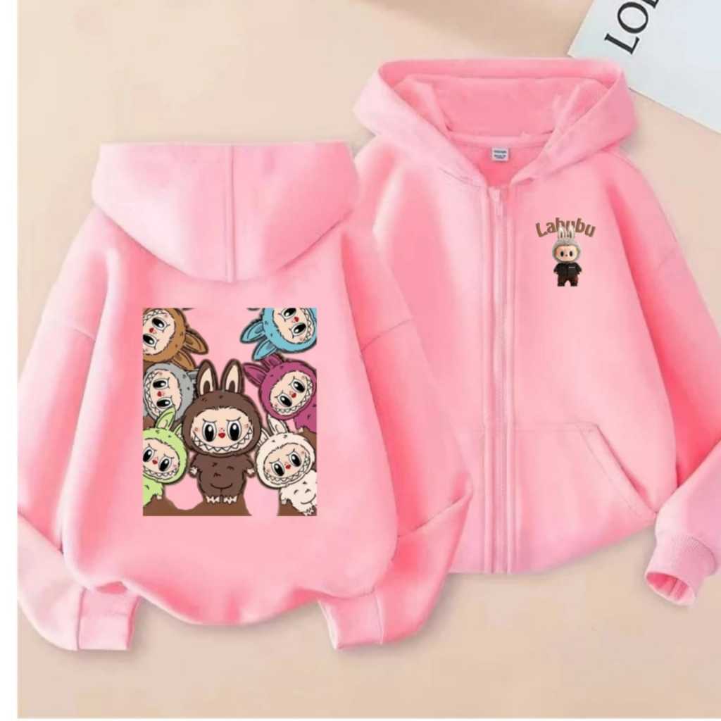 Labubu Have a good time Children's Zipper Jacket/Children's Cartoon ...
