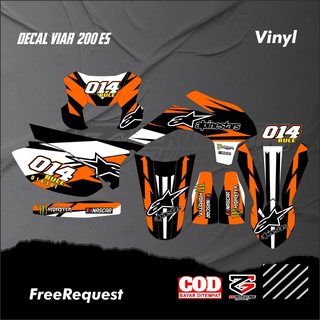Decal Viar 200 ES Full Body Decal Viar X Cross 200 ES Full Body Cool ...