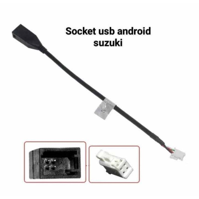 Suzuki Android Head Unit USB PNP Connection Socket Cable Car Socket ...