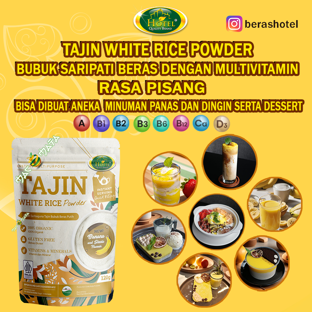 Banana Flavor Rice Essence Powder - Tajin White Rice Powder Banana ...