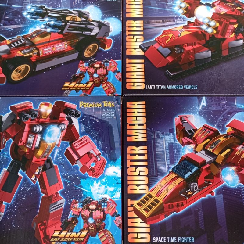 Lego Giant Buster Mecha children's toy - Lego ironman | Shopee Malaysia