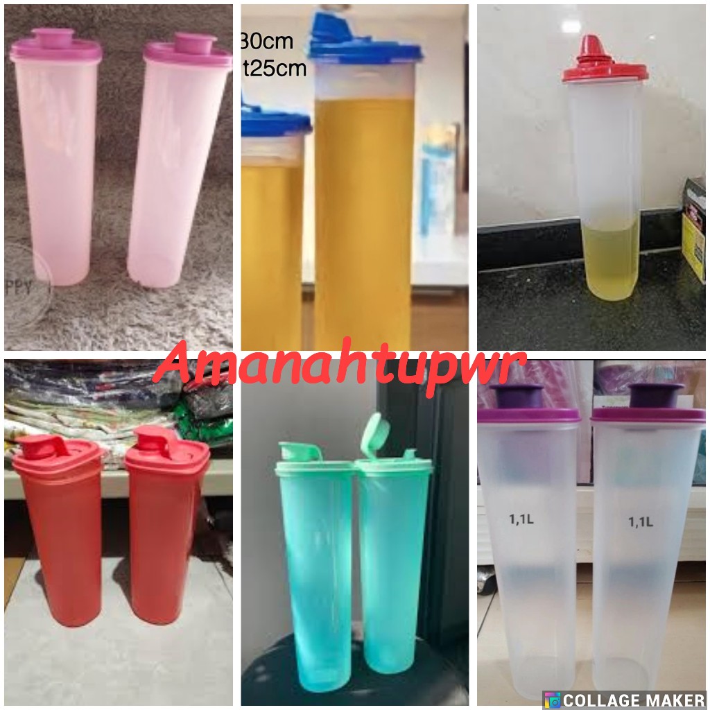 Cooking oil 1L Tupperware cco oil bottle 1,1 L | Shopee Malaysia