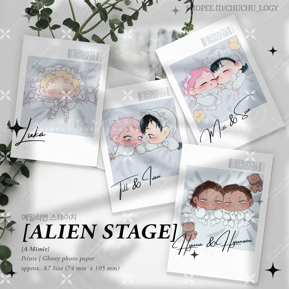 - Alien Stage [A Mimir] Ivan Till Mizi Sua Luka Hyuna Hyunwoo Prints ...