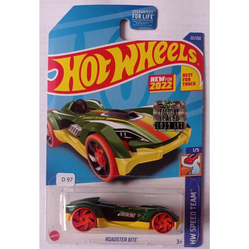 Hot Wheels - Roadster Bite Green HW Speed Team New For 2022 Best For ...