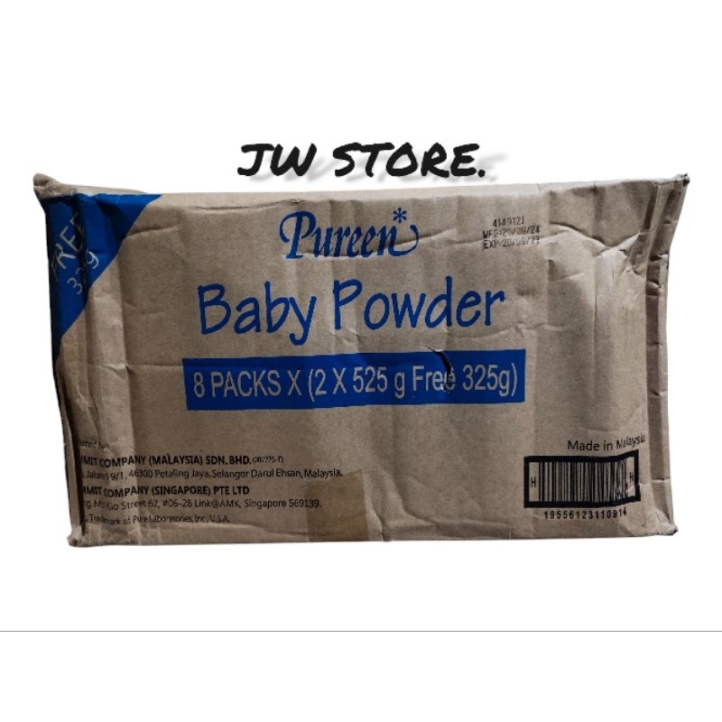 Pureen Baby Powder 8 Packages X (2x525g Free 325g) | Shopee Malaysia