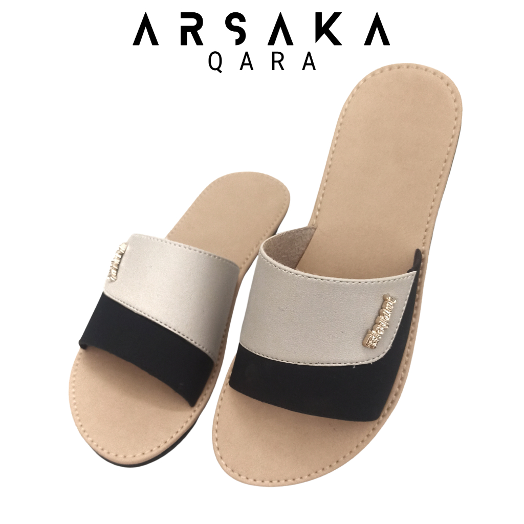 Arsaka QARA Women's Sandals Women's Slop Kokop Slide Sandals Flat ...