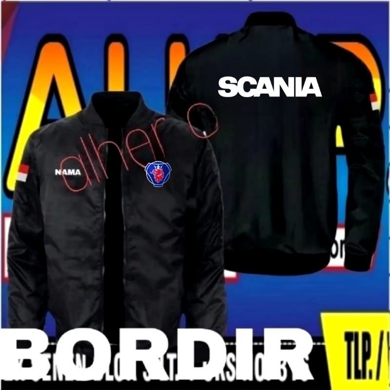 Scania embroidered jacket Scania jacket Scania work jacket Scania ...