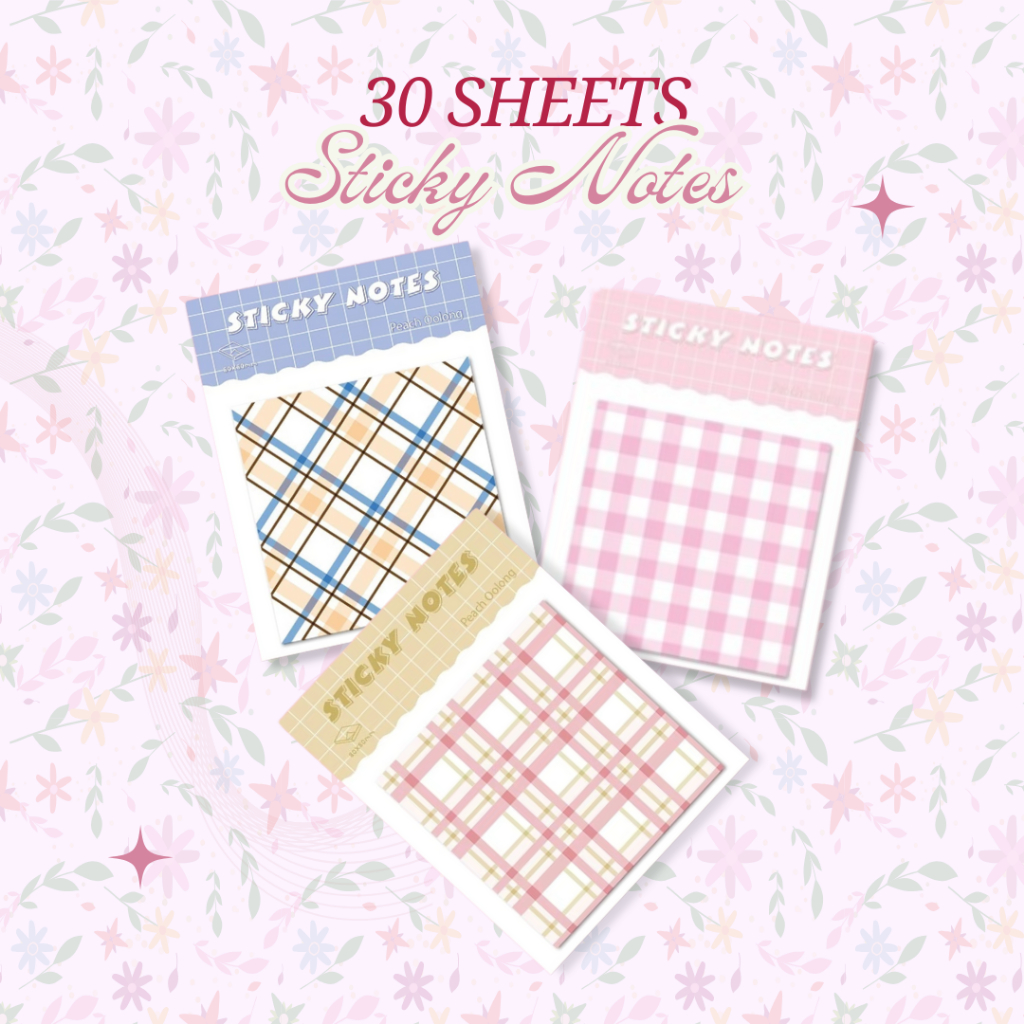 Aesthetic Sticky Notes | Post-it Office Study Notes | Shopee Malaysia