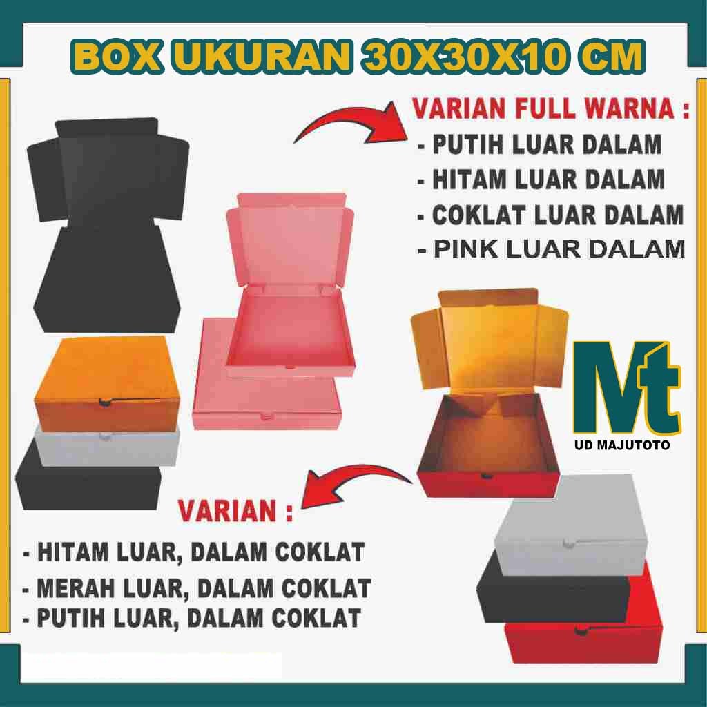 (PACKAGE Of 5 PCS) Box 30x30x10 Cm / Front Folding Box / Box Hampers ...