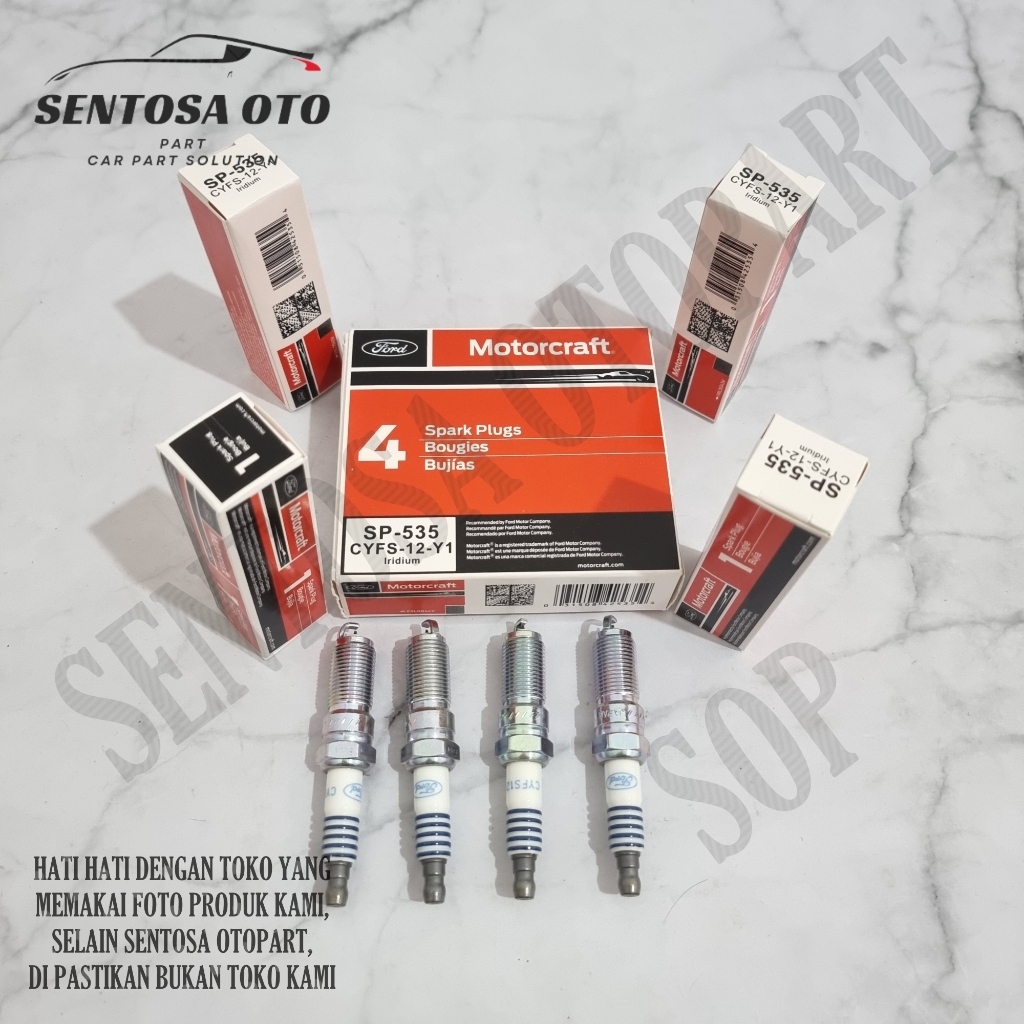 Ford Fiesta Focus Ecosport Iridium Spark Plugs CYFS-12-Y1 | Shopee Malaysia