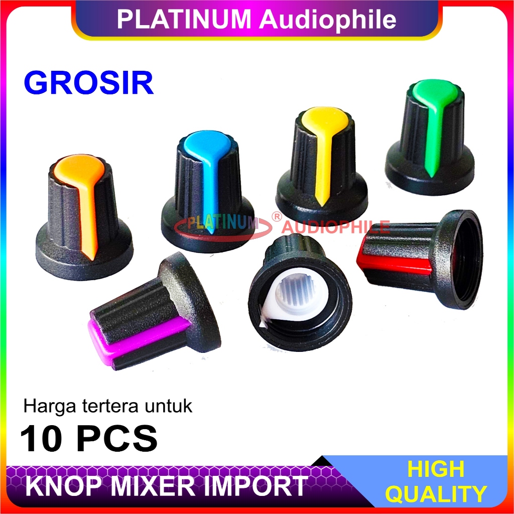 Mixer Knob Good Quality Imported Plastic Rotary Potentiometer Knob ...