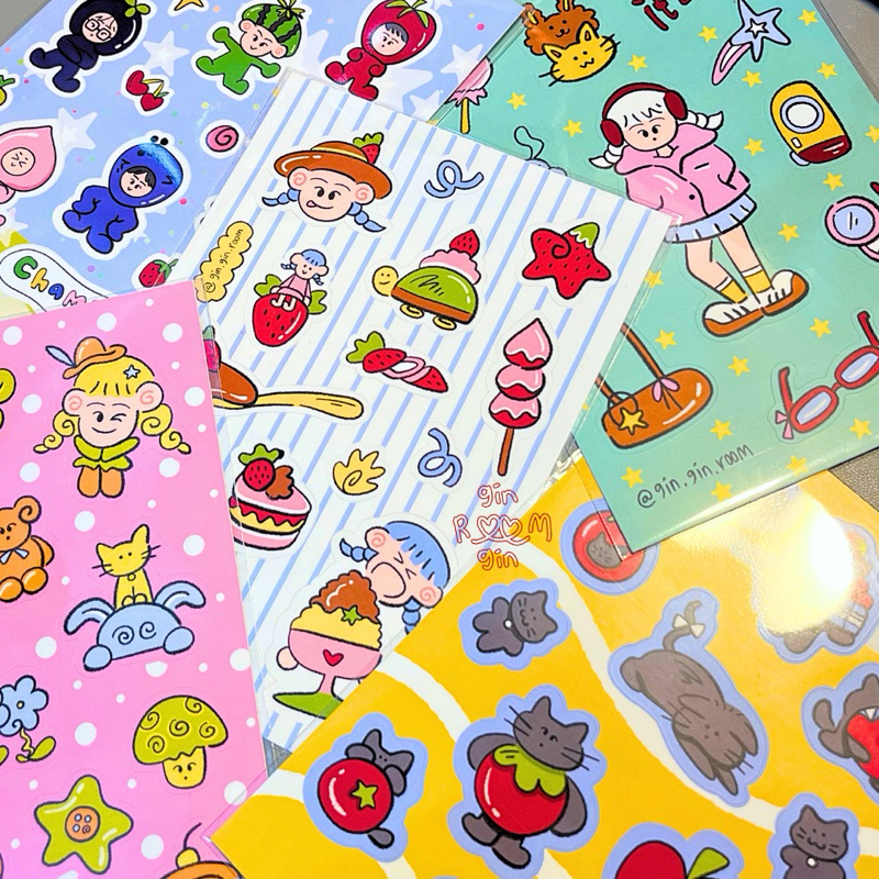 Sticker SHEET // KEYBOARD STICKER [gin.gin.room] | Shopee Malaysia