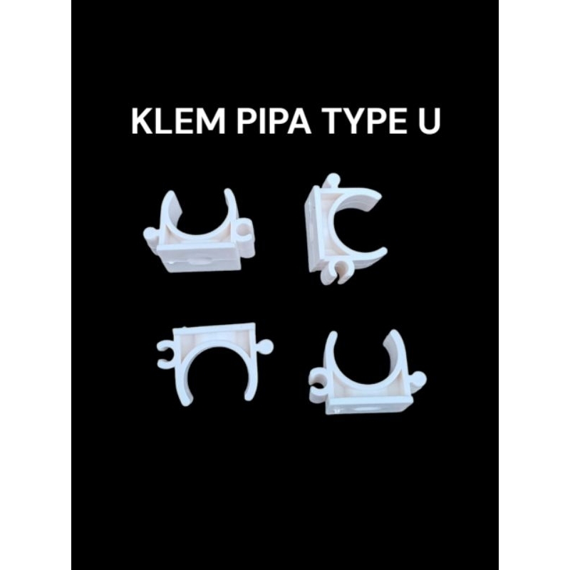 (5 Pcs) U TYPE PIPE CLAMPS | Conduit PIPE CLAMPS | Shopee Malaysia