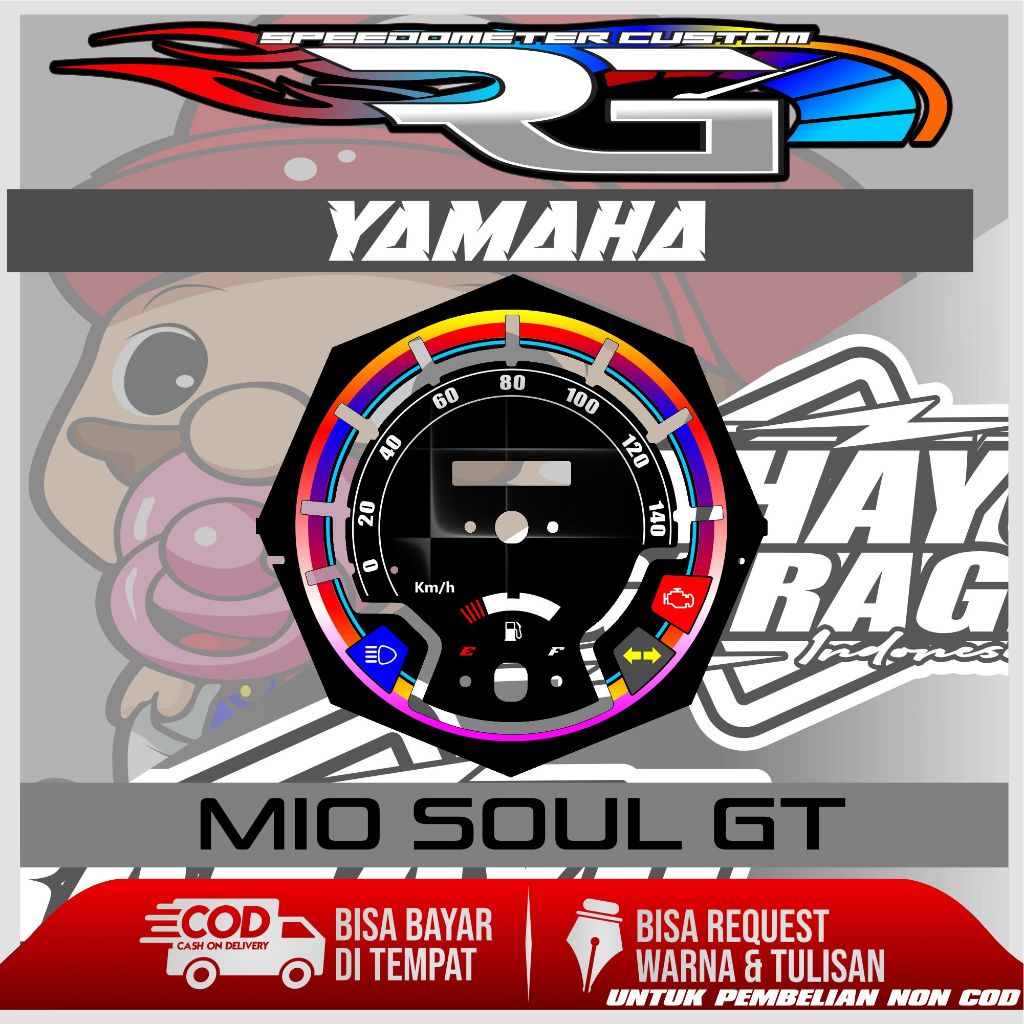 Yamaha MIO SOUL GT CUSTOM SPEEDOMETER BOARD | Shopee Malaysia