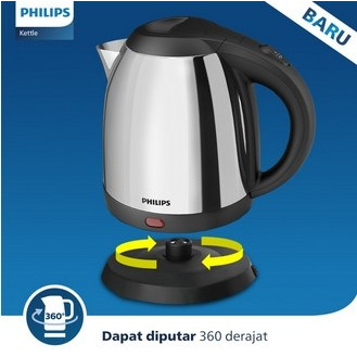 Philips Stainless Steel Kettle - HD9303/03 - HD 9303 Electric Water ...